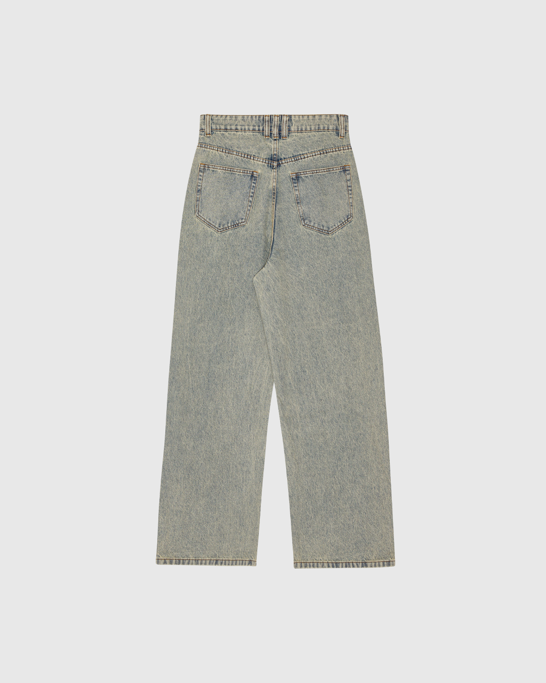 ‘DARIUS’ POOL BLUE BAGGY JEANS – Lac Demure